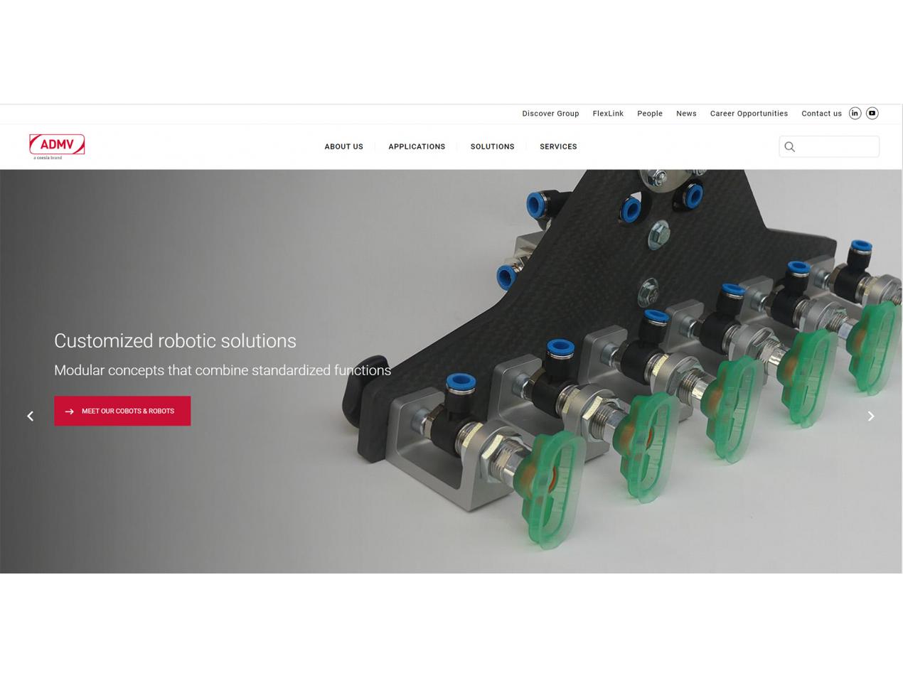 ADMV corporate website shines in a new look | ADMV